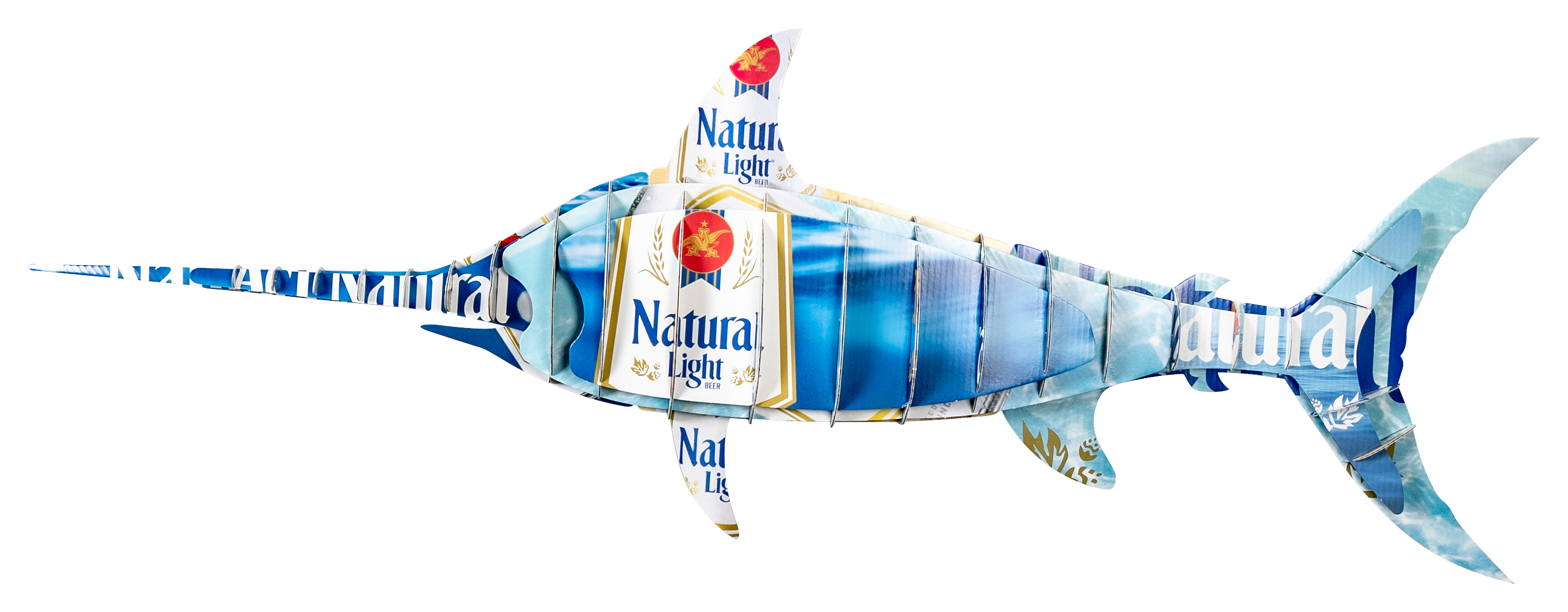 Beer Deer Beer Marlin Natural Light Beer Cardboard Box Wall Mount ...